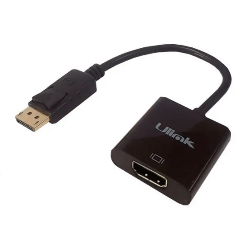 Adaptador DisplayPort macho a HDMI hembra negro | ACF WISE